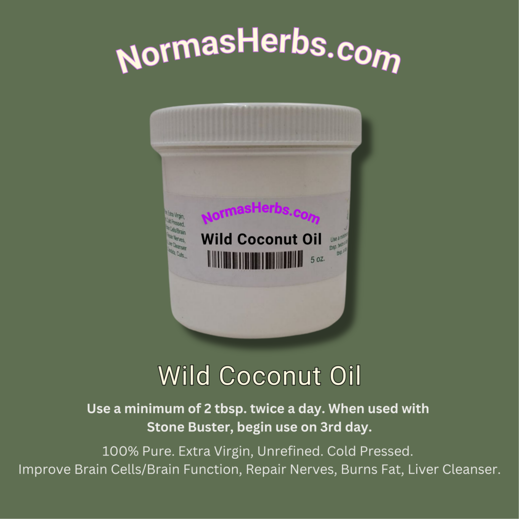 Wild Coconut Oil | NormasHerbs.com